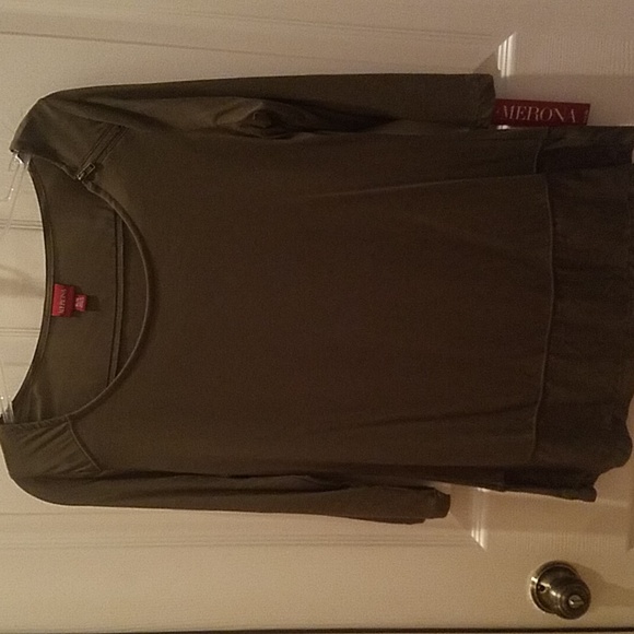 Merona | Tops | Merona Olive Topnwt | Poshmark